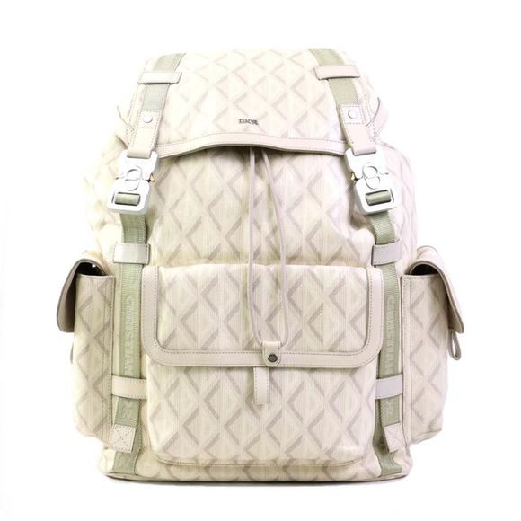 Dior | Bags | Christian Dior Backpack Hit The Road Coated Canvas ...